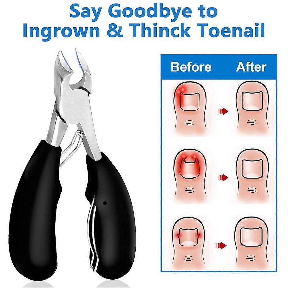 Podiatrist Toenail Clippers, Professional Thick & Ingrown Toe Nail ...