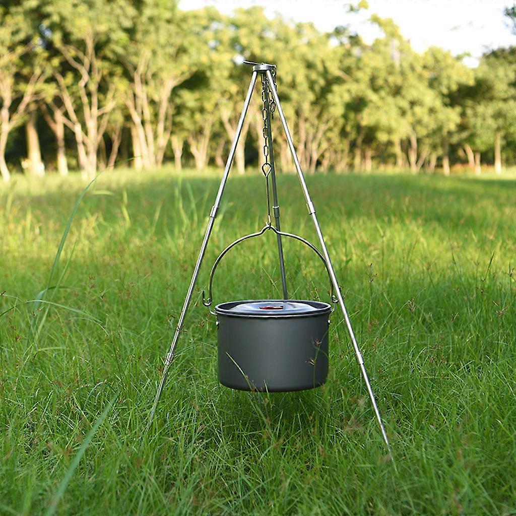 Campfire Cooking Tripods Adjustable Grill Tripod Cooker Campfire Grill ...