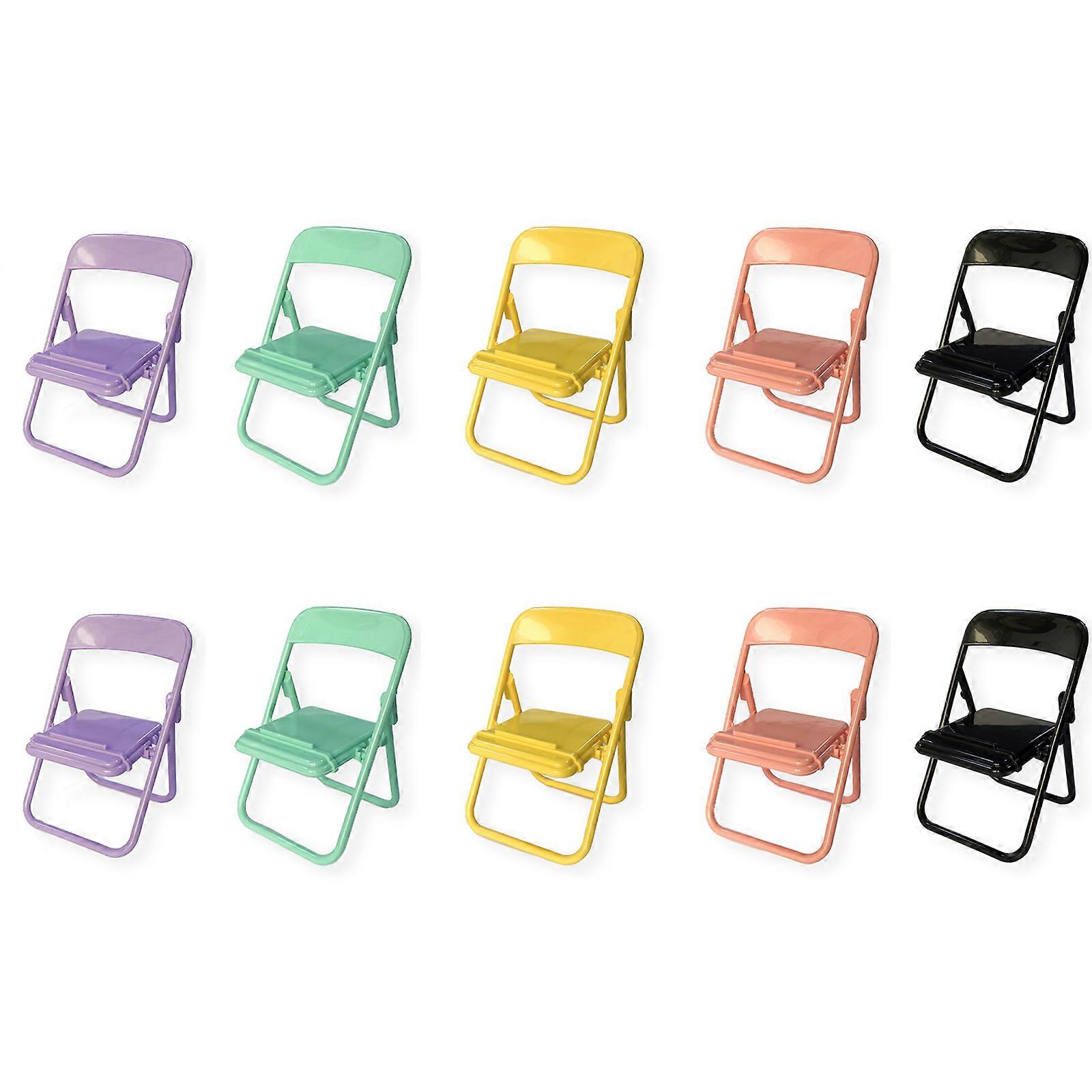 10PCS Mini Folding Chairs Toy, Foldable Chair Mini Plastic Chair,Mini ...