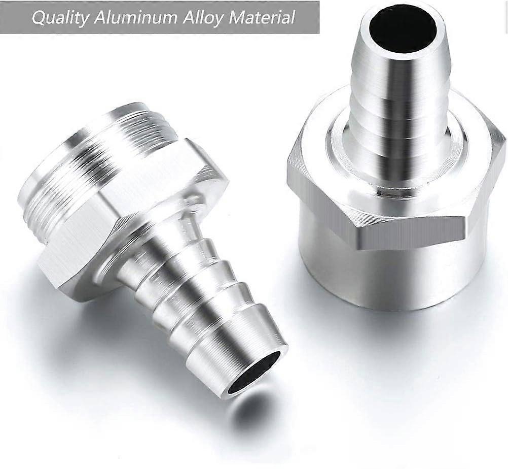 2Pcs Check Valve 8MM Aluminum Fuel Non Return Check Valve Fuel Check ...