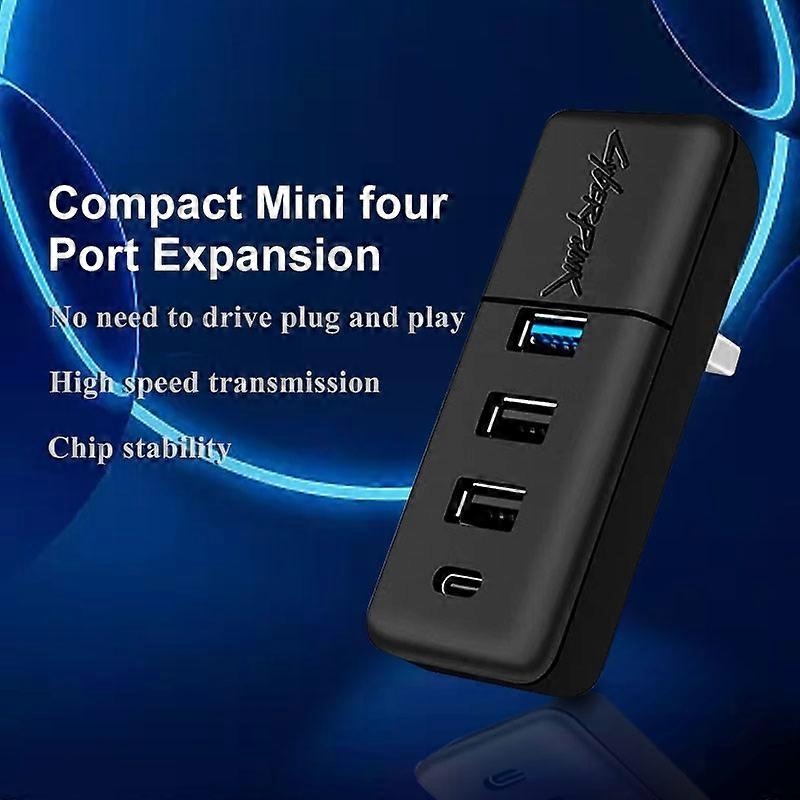 4 In 1 USB Hub Ports For Tesla Model 3 Y Glovebox Splitter Docking ...