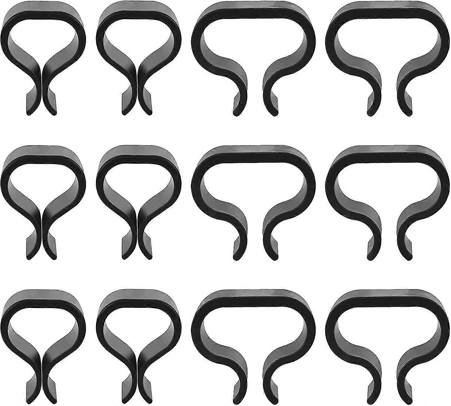 12 Pieces Garden Furniture Clips, Non-slip Patio Furniture Clips Black ...