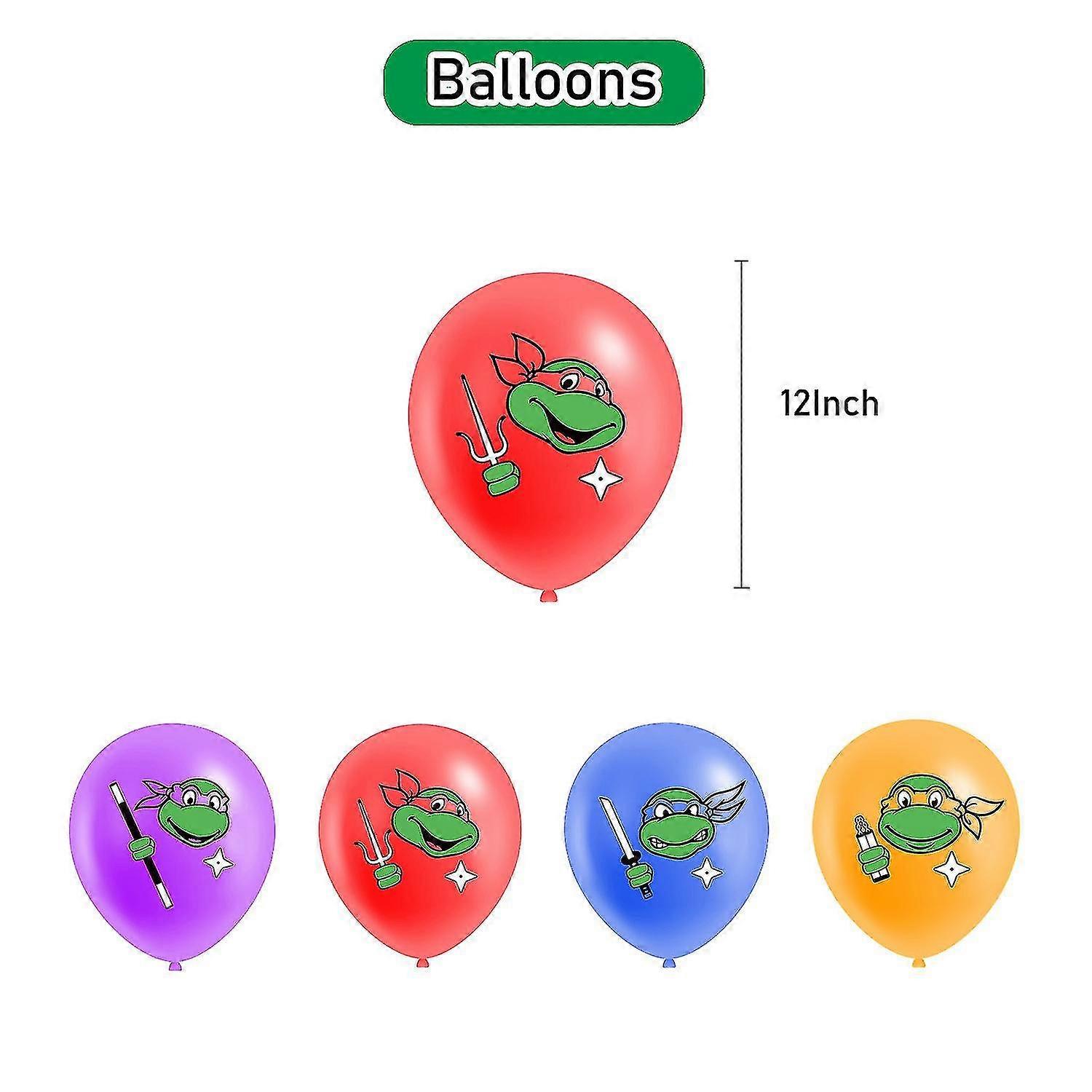 Teenage Mutant Ninja Turtles Themed Birthday Party Decoration Teenage ...