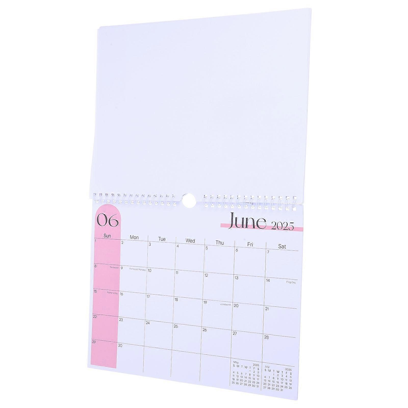 2025 Hanging Calendar 12 Months Wall Calendar January 2025 to December ...