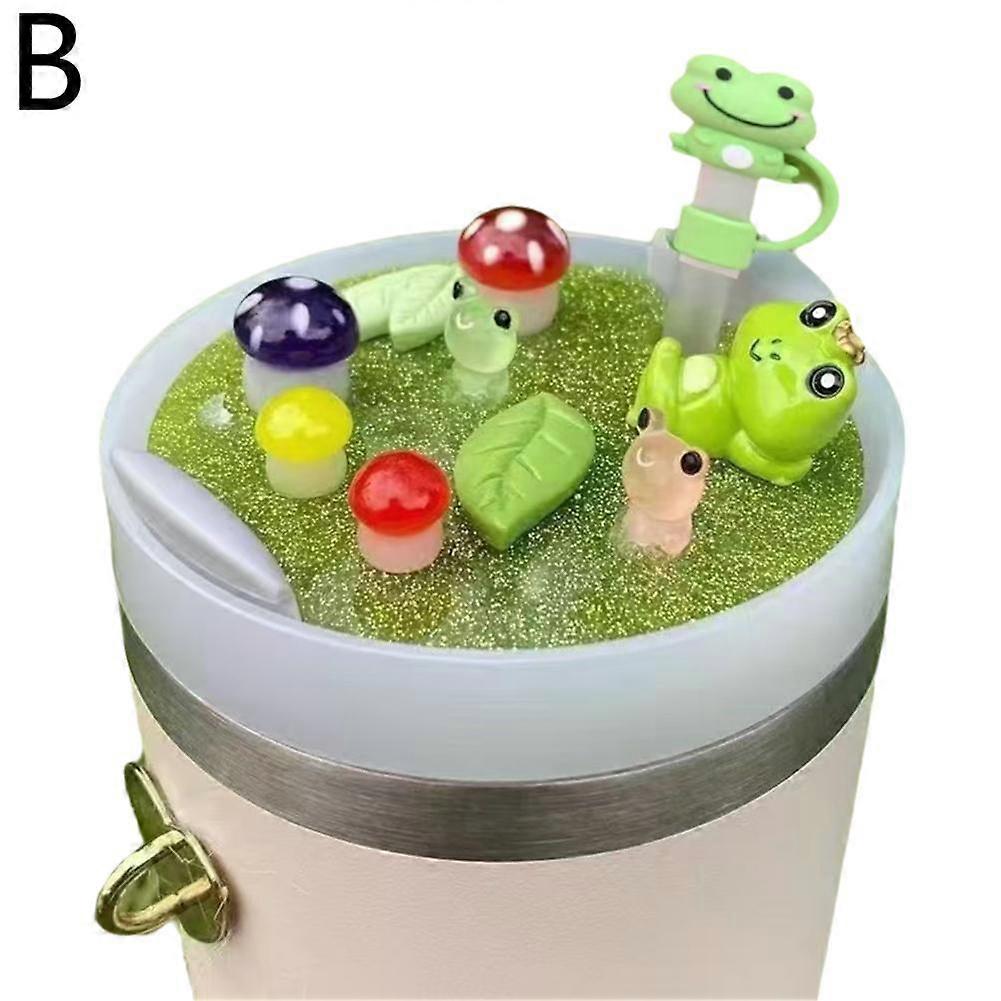 Animal Straw Toppers for Stanley Cups 40 Oz Cute Acrylic Cup Lid ...