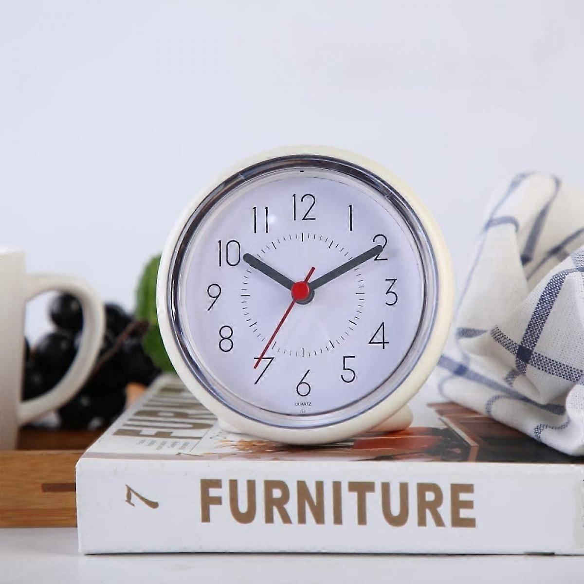 SBSG Suction-cup Waterproof Bathroom Clock, Desktop Clocks for Bathroom ...