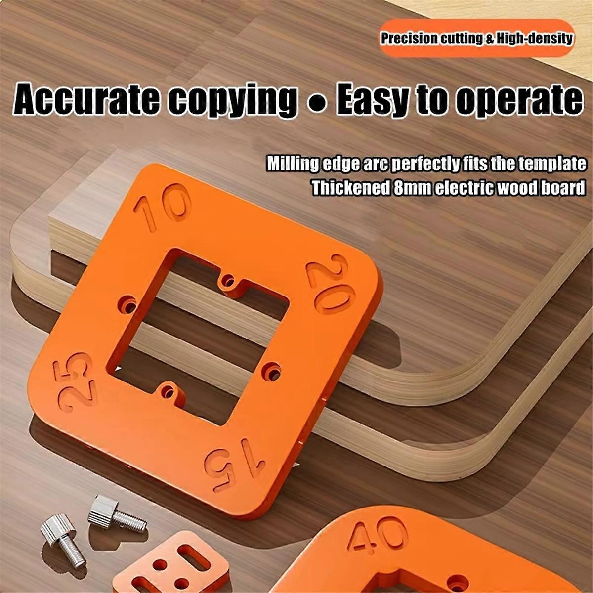 Woodworking Router Corner Radius Templates Jig Routing Curved Corners ...