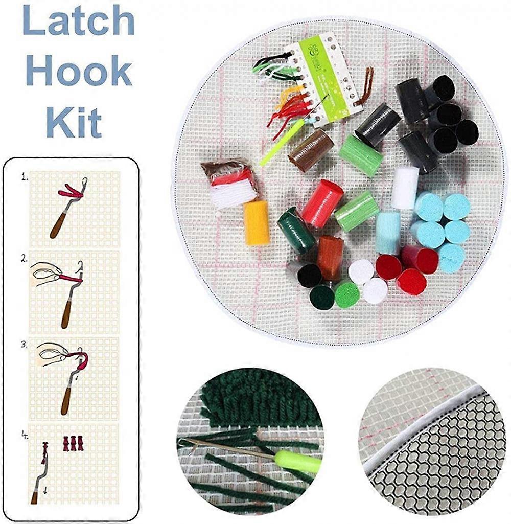 Sunflower Latch Hook Kit DIY Rug Making Kit Sewing Tapestry Kits ...