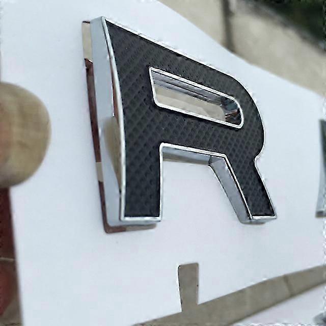 Chrome Edge Letters Emblem for RANGE ROVER Evoque Velar SV ...