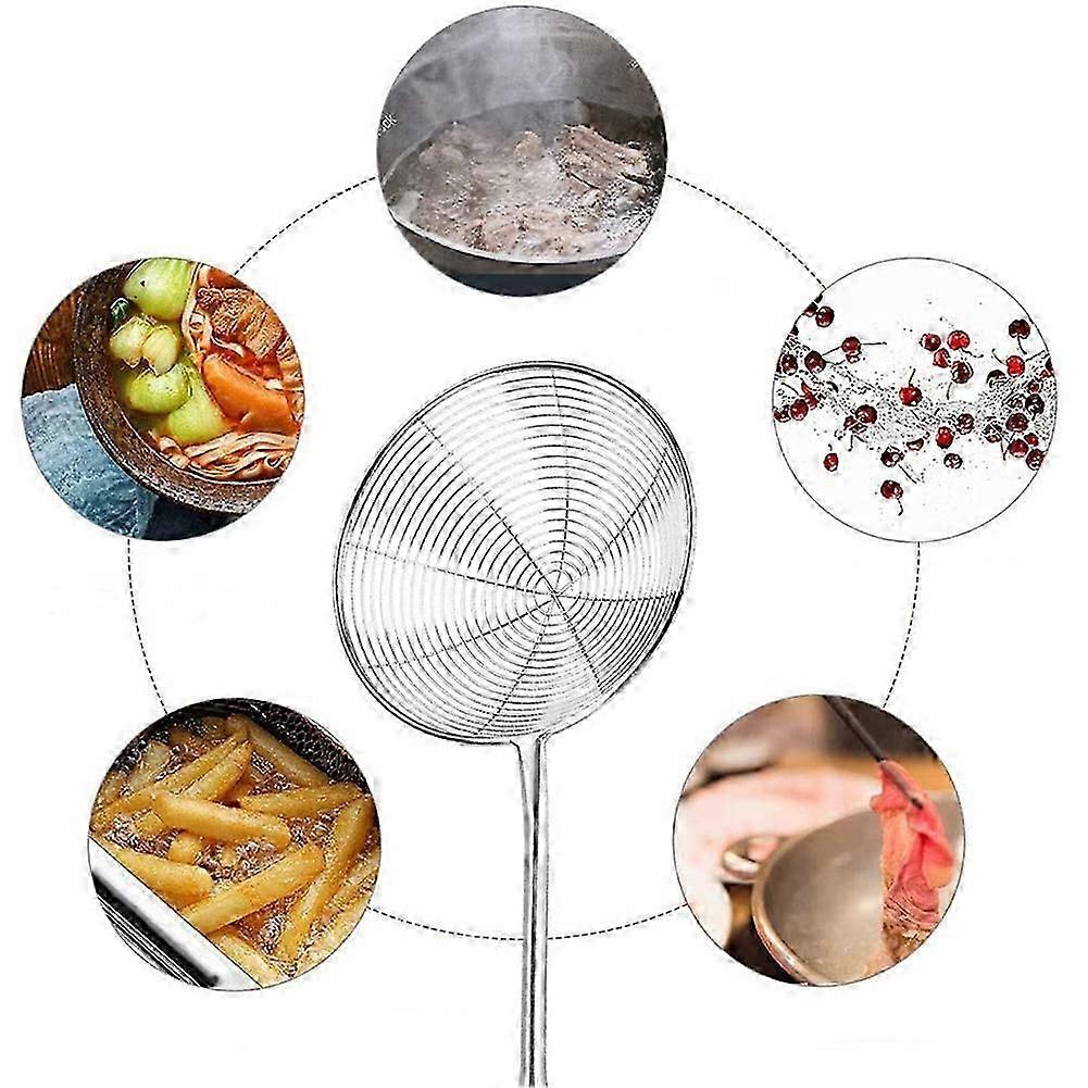 Spider Strainer Skimmer Ladle Stainless Steel Metal Frying Basket with ...