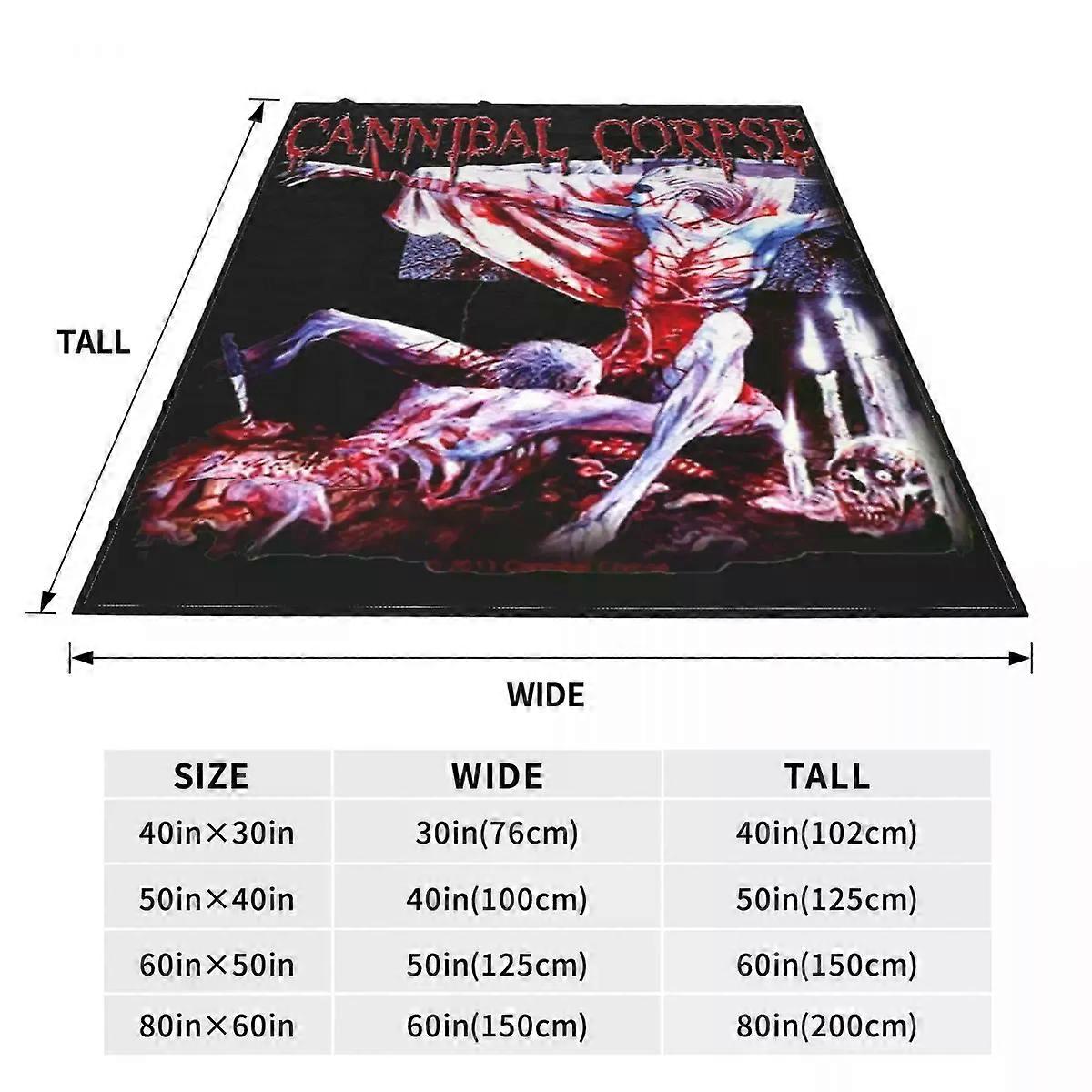 Cannibal Corpse Rock Band Merchandise Blanket Coral Fleece Plush Sofa ...
