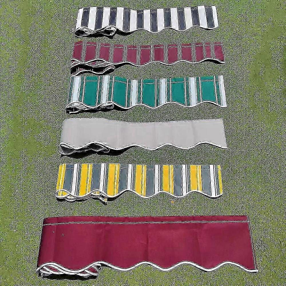 Born Pretty 2.5m/3m/3.5m/4m/5m Store Banner Replacement Waterproof Fabric Strips Wavy Valance ...