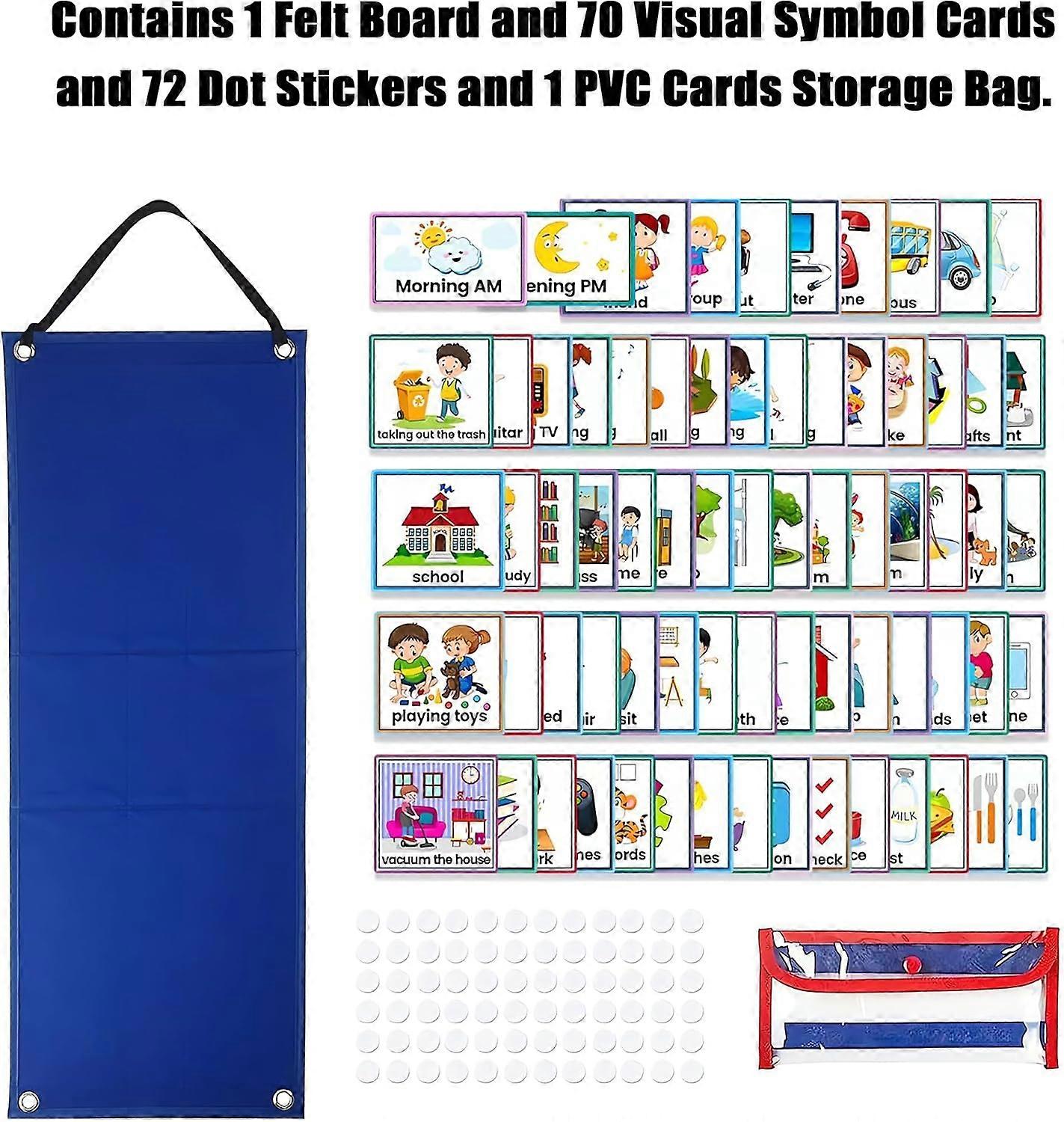 Visual Schedule Calendar Chart For Kids Chores Chart For Kids Autism ...