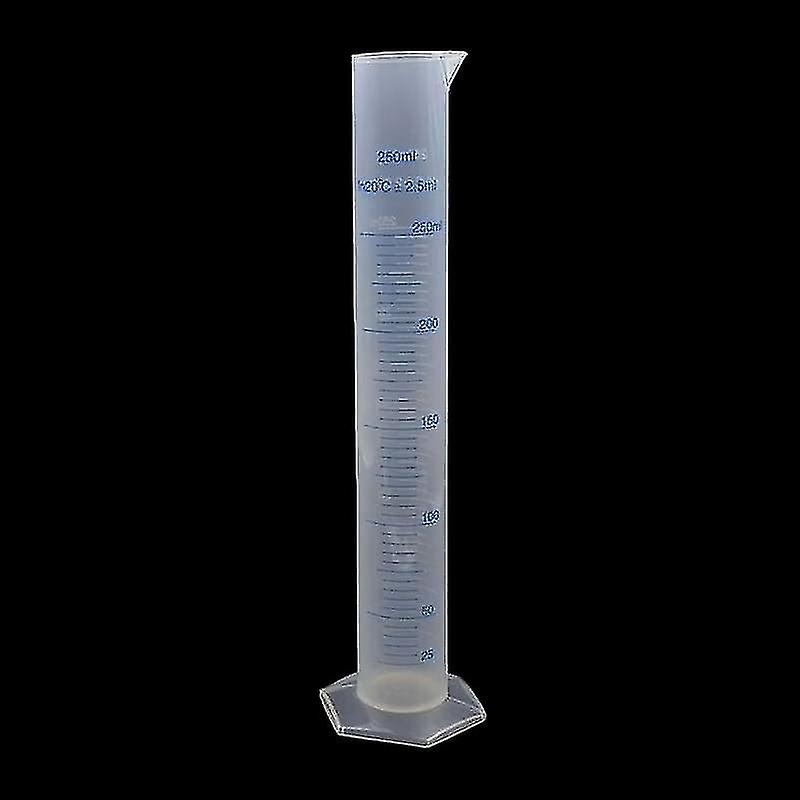 10/25/50/100/250/500ml Plastic Measuring Cylinder Graduated Cylinders ...