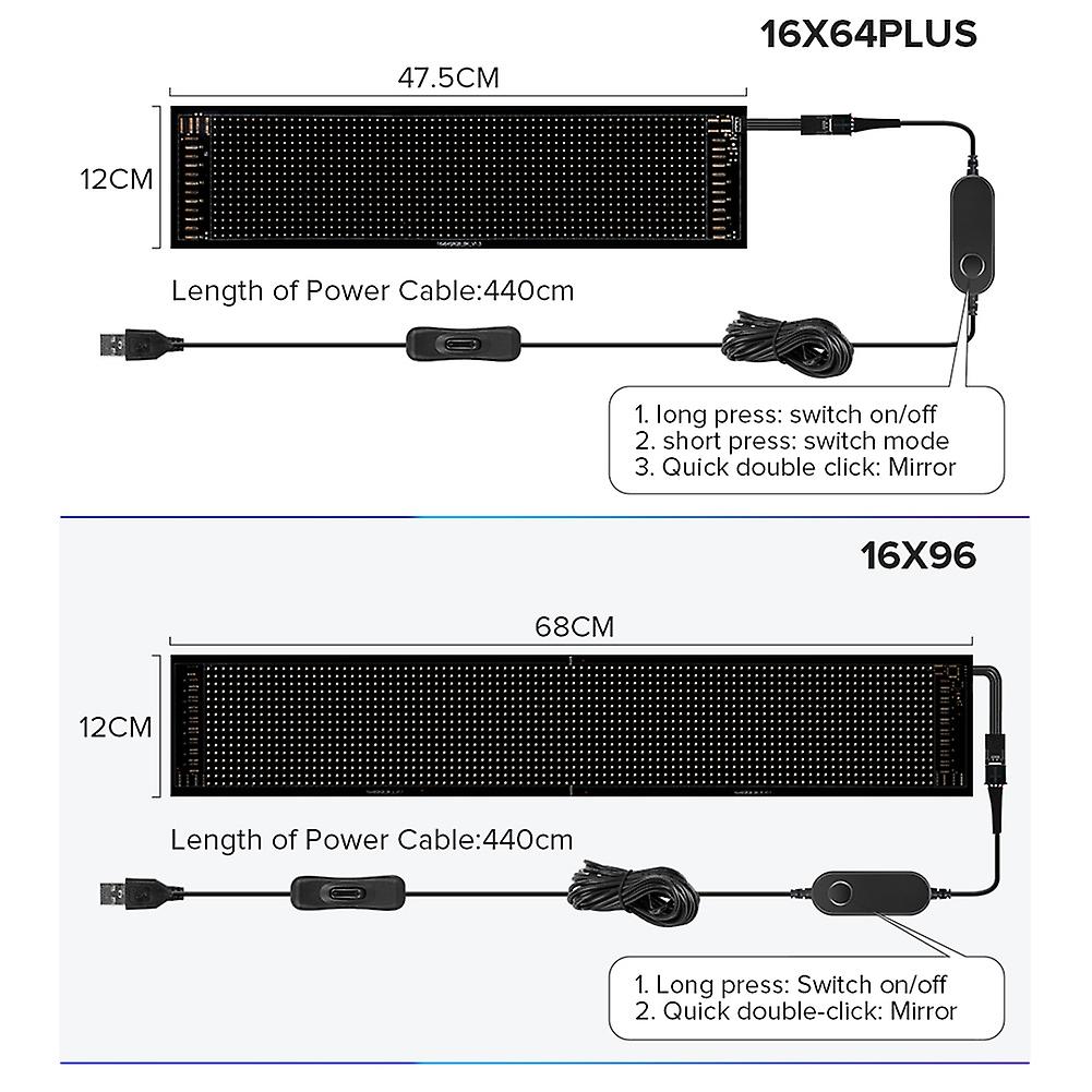 LED Pixel Panel Bluetooth APP USB 5V Flexible Addressable RGB Pattern ...