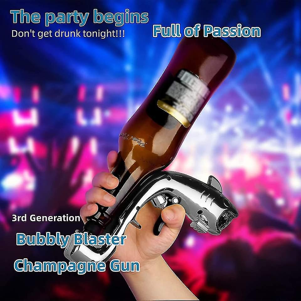Champagne Gun,beer Gun Shooter,alcohol Gun Shooter Bottle Beer Spray ...