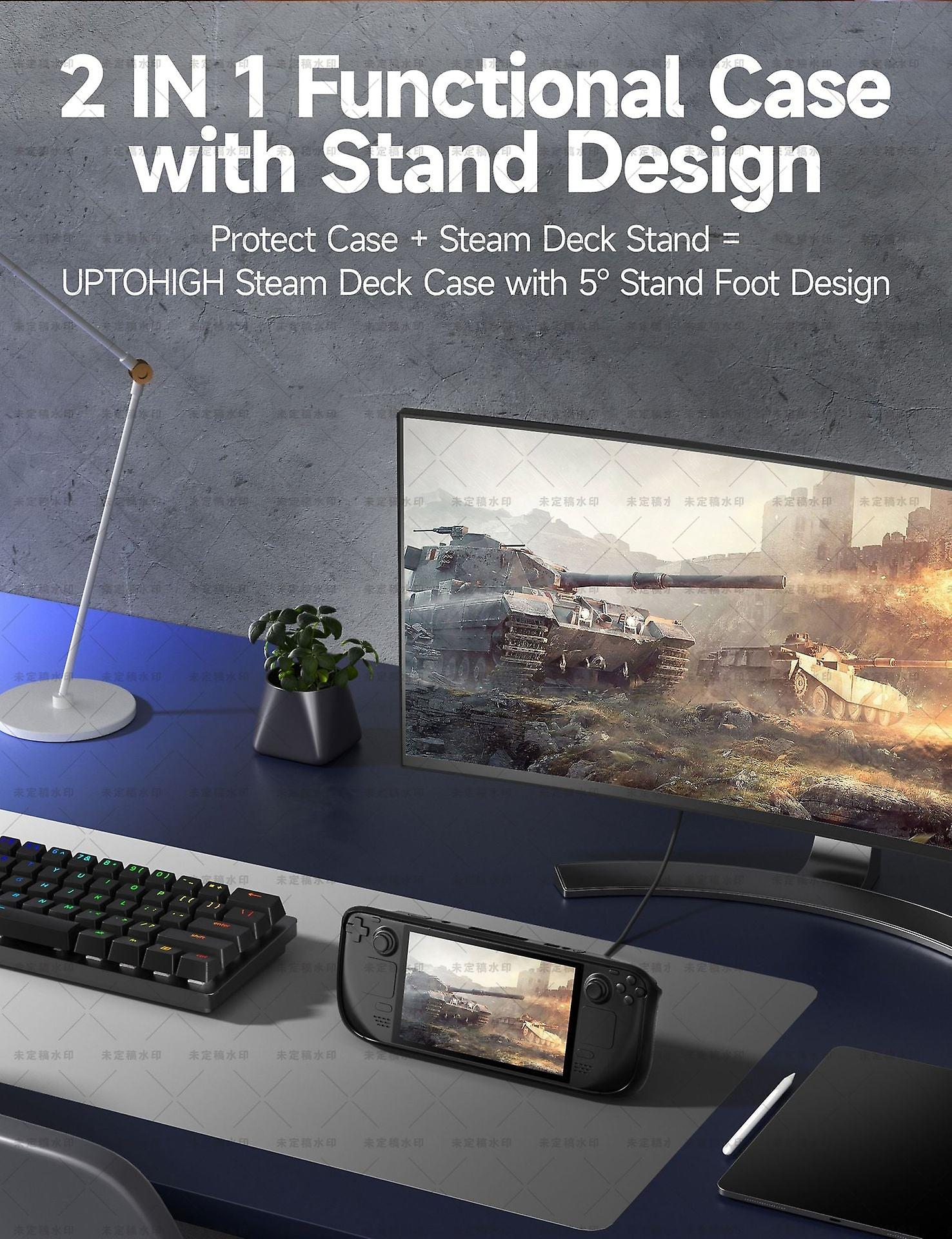 Steam deck docking station tv base stand 6 in 1 hub aluminum alloy ...