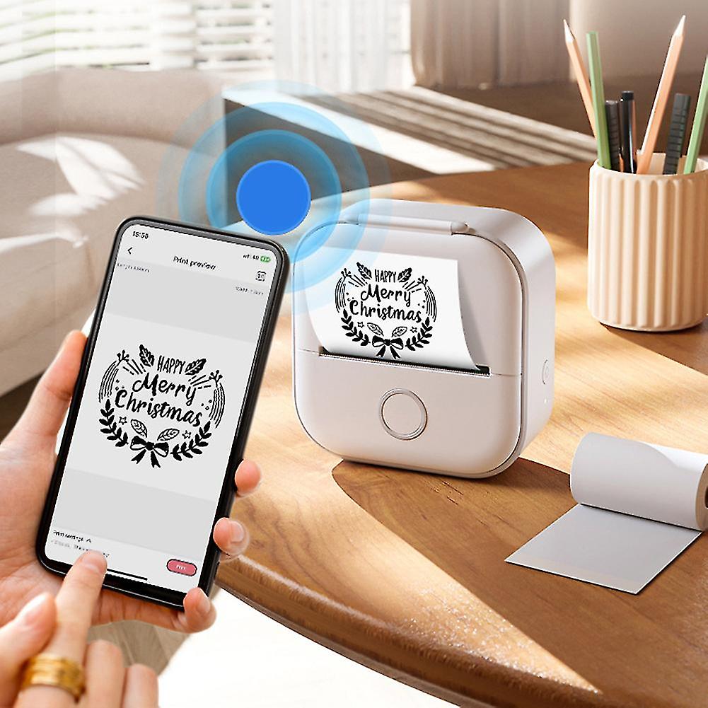 Mini Pocket Printer Portable Bluetooth-compatible Thermal Printer ...