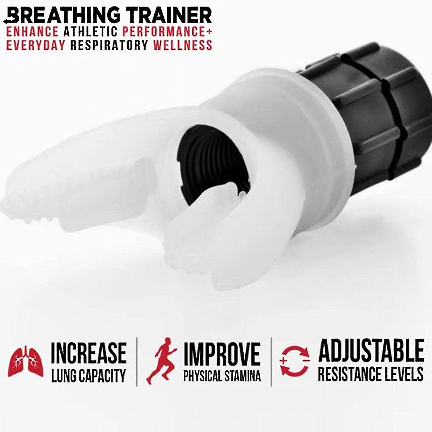 Lung Capacity Exerciser,portable Breathing Exercise Device For Lungs ...