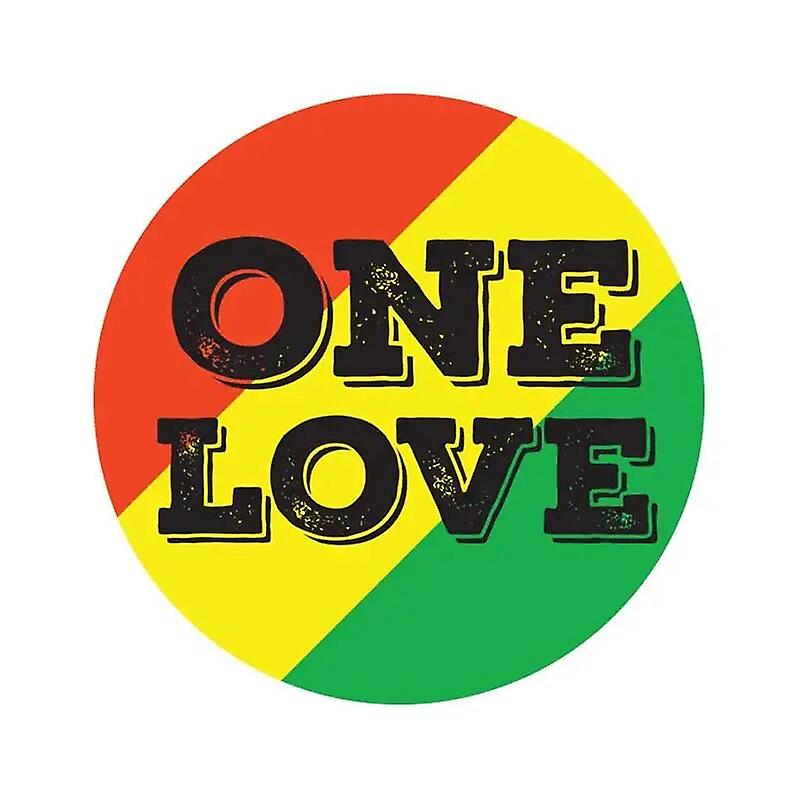 13cm x 6.6cm for Vintage Rasta License Plate One Love Vinyl Car ...