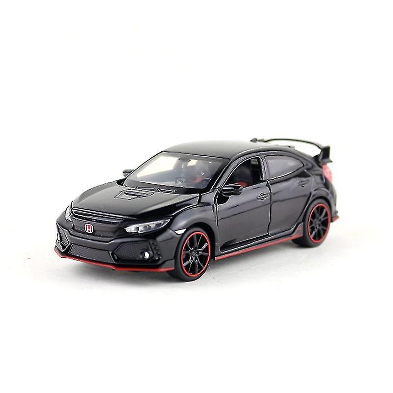 Mini Car Scale 1:32 Honda Civic Type R Toy Car Diecast Model Pull Back ...