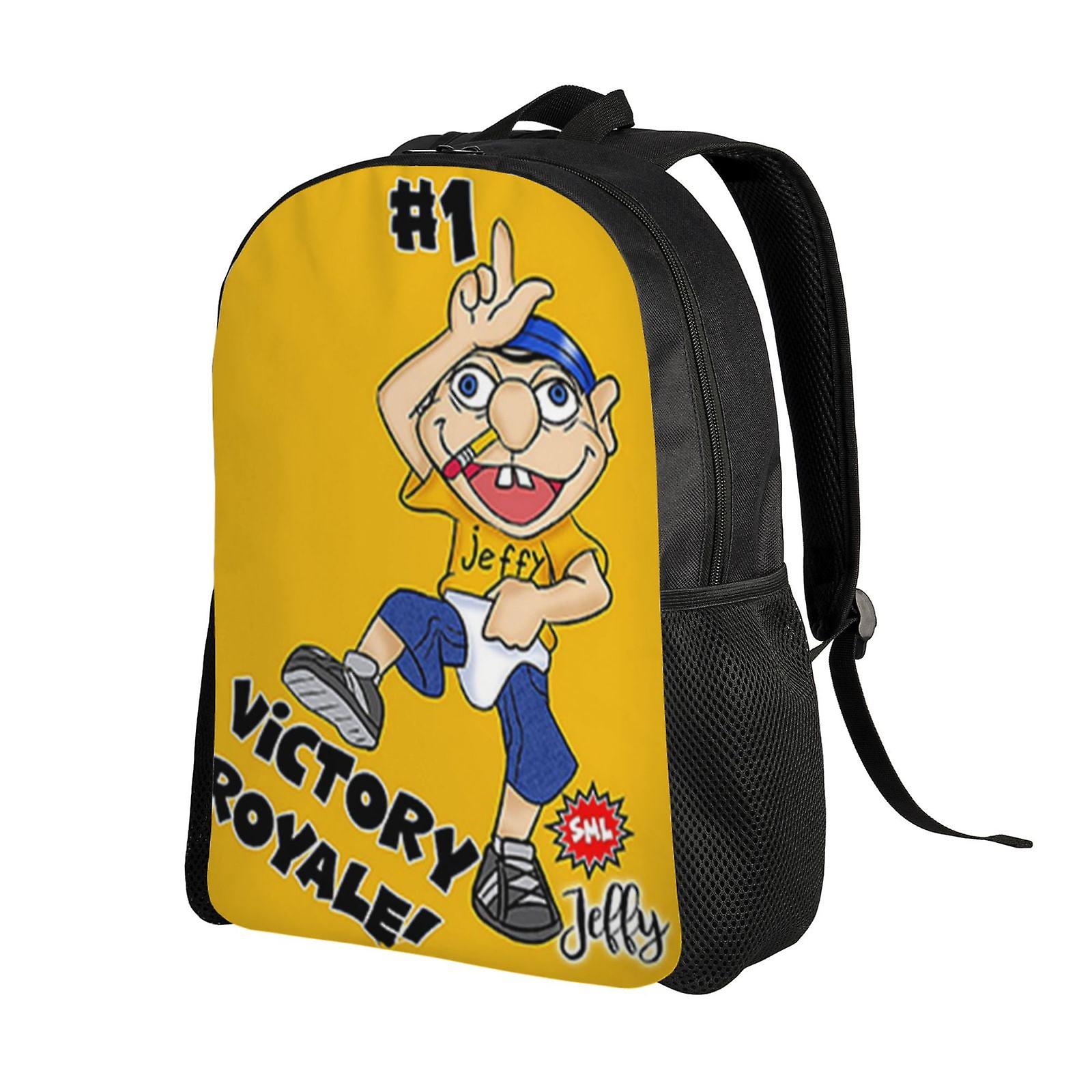 SML Movie Jeffy Unisex Backpack Laptop School Bag College Student ...