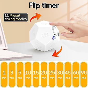 Cube Timer Rotating Productivity Timer, Rechargeable Desk Timer ...