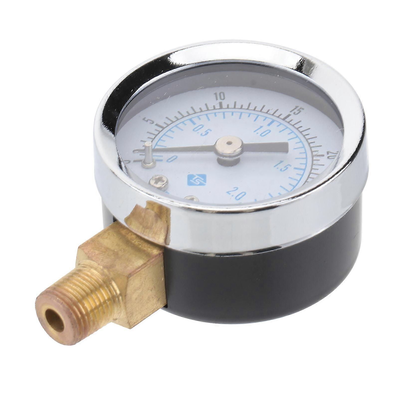 Utility Vacuum Pressure Gauge for Air Compressor Water Oil Gas 0-30PSI ...