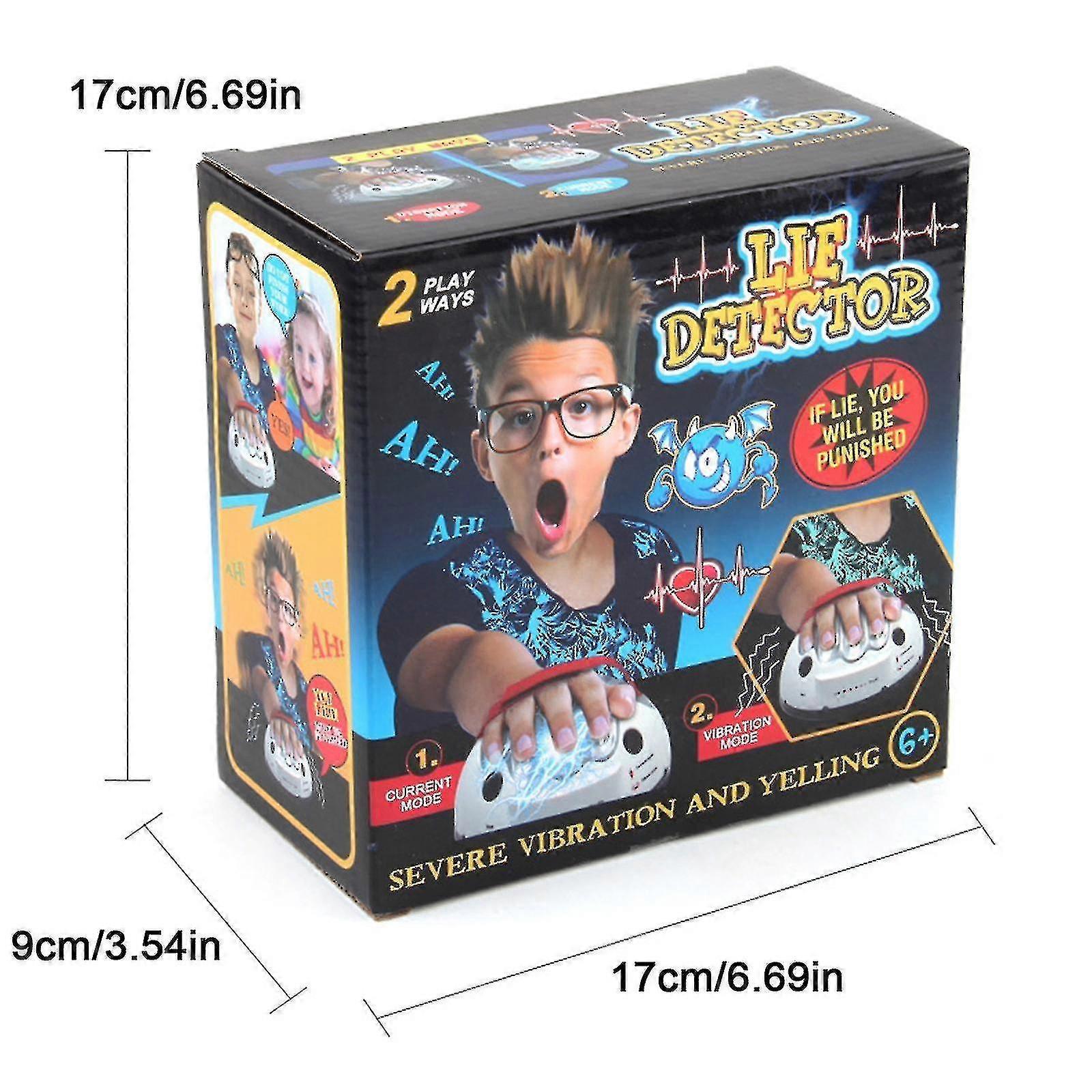 Micro Electric Shocking Lie Detector Safe Polygraph Test Machine Toy ...