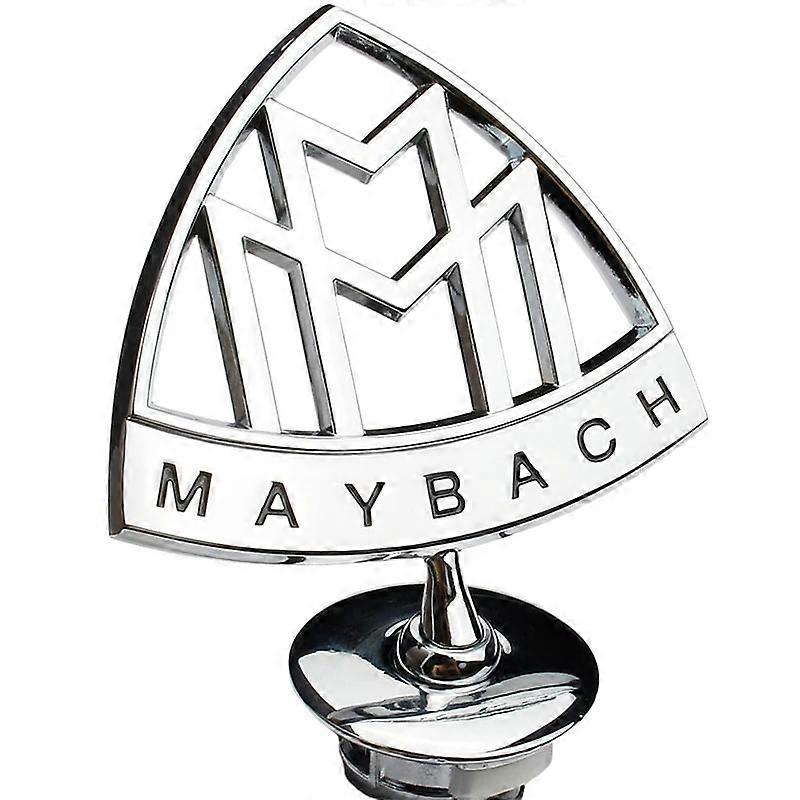 Metal Car Head Hood Logo Emblem Badge Replace Sticker For Benz Maybach ...