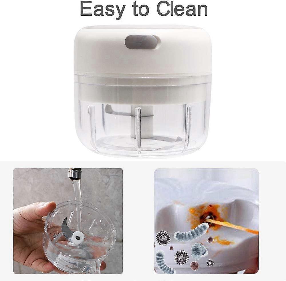 Mini garlic chopper, powerful garlic chopper mini chopper, electric ...