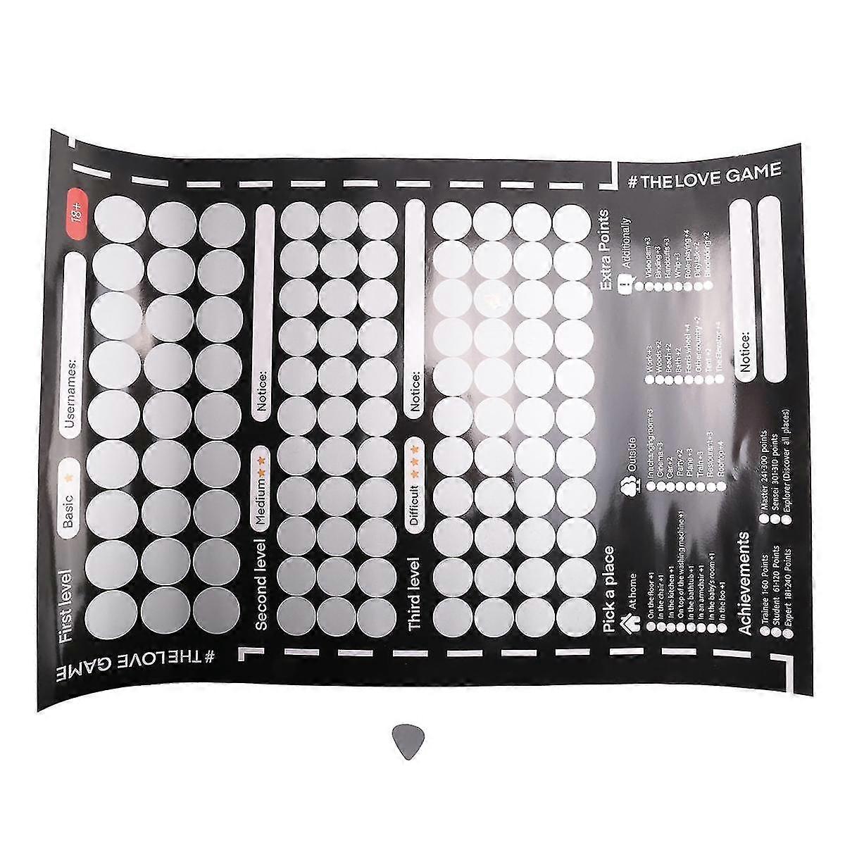 2024 Game Scratch Off Poster Game for Couples Valentine's Day Gifts ...