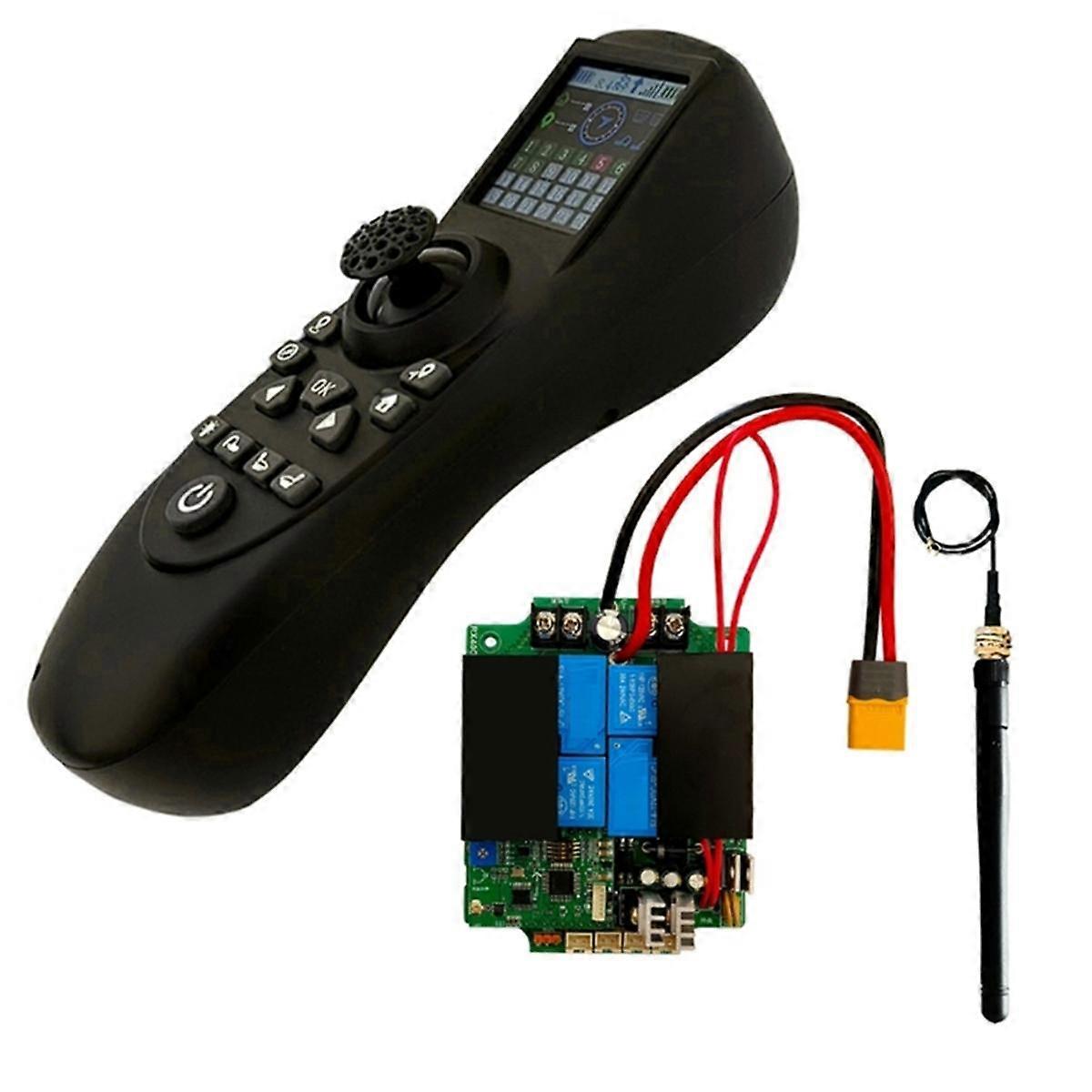One-Hand Transmitter 12V 24V Large Power Receiver RX40G Wireless Remote ...