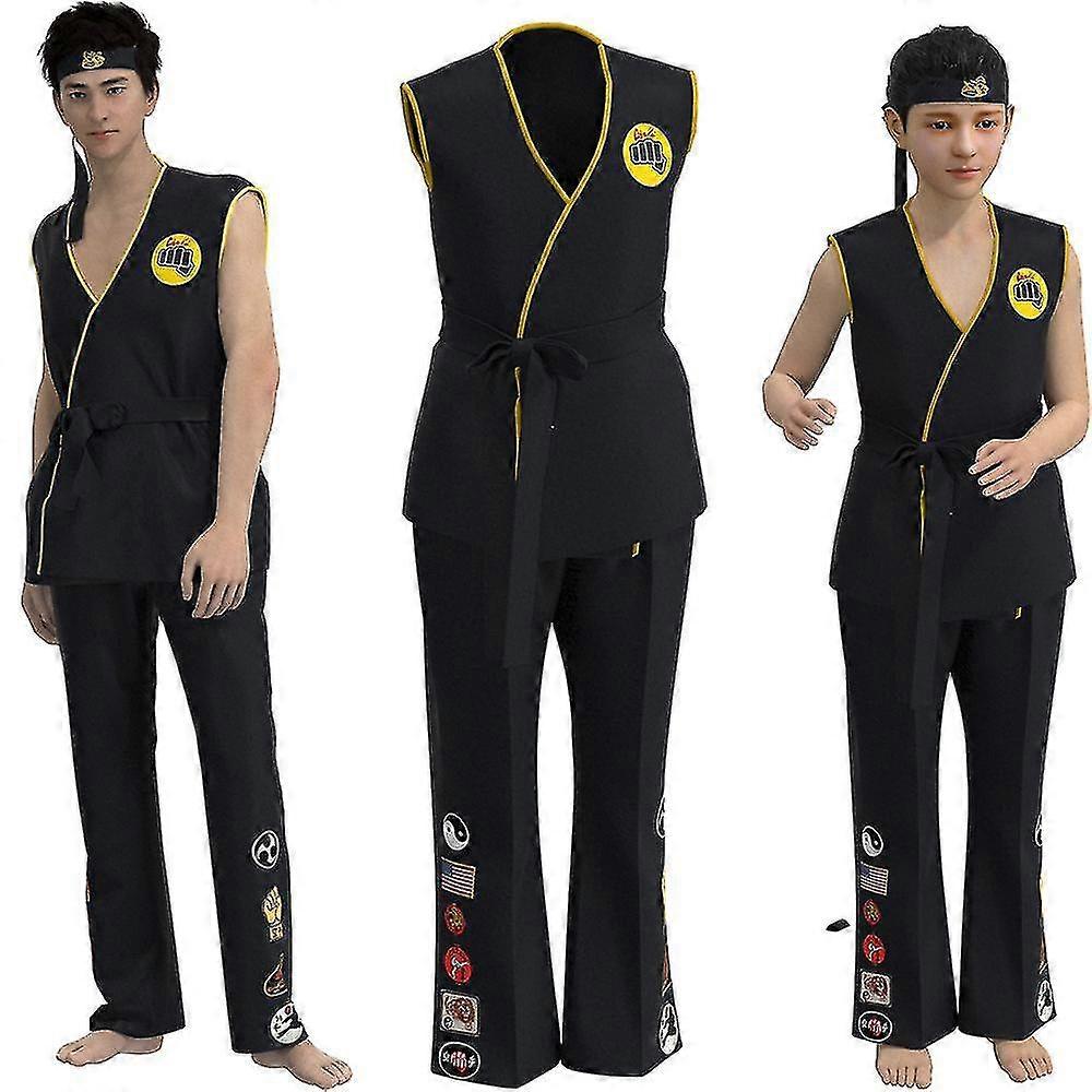 Anime Game Kof Costume Cobra Kai Val Armorr Karate Uniform A | Fruugo UK