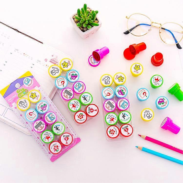 10 Teacher Stamps,Children's Colored Stamps Teacher Supplies for ...