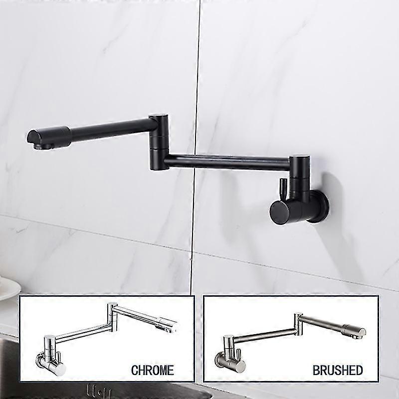 Exquisite Pot Filler Tap Wall Mounted Foldable Kitchen Faucet Single ...