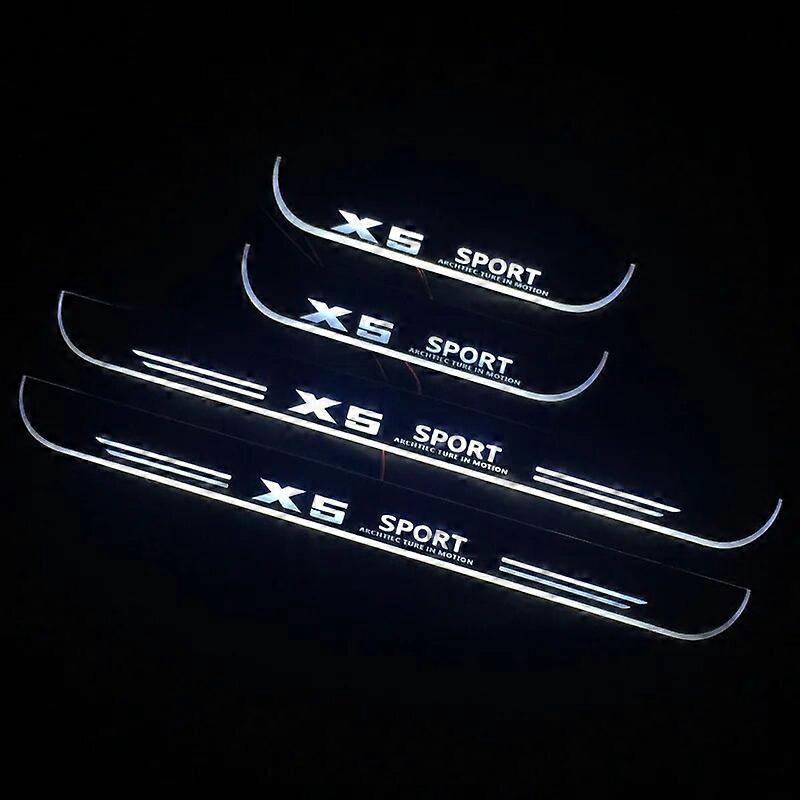 Door Sill Scuff Plate Pedal Ligths For BMW X5 E53 E70 F15 G05 Threshold Led Bar Pathway Dynamic ...