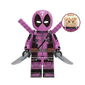 8Pcs Building Blocks Movie Series Characters Mini Bricks With Weapons ...