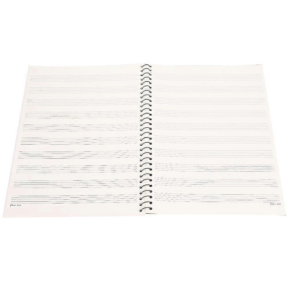 50 Pages Musical Notation Staff Notebook Manuscript Writing Paper ...