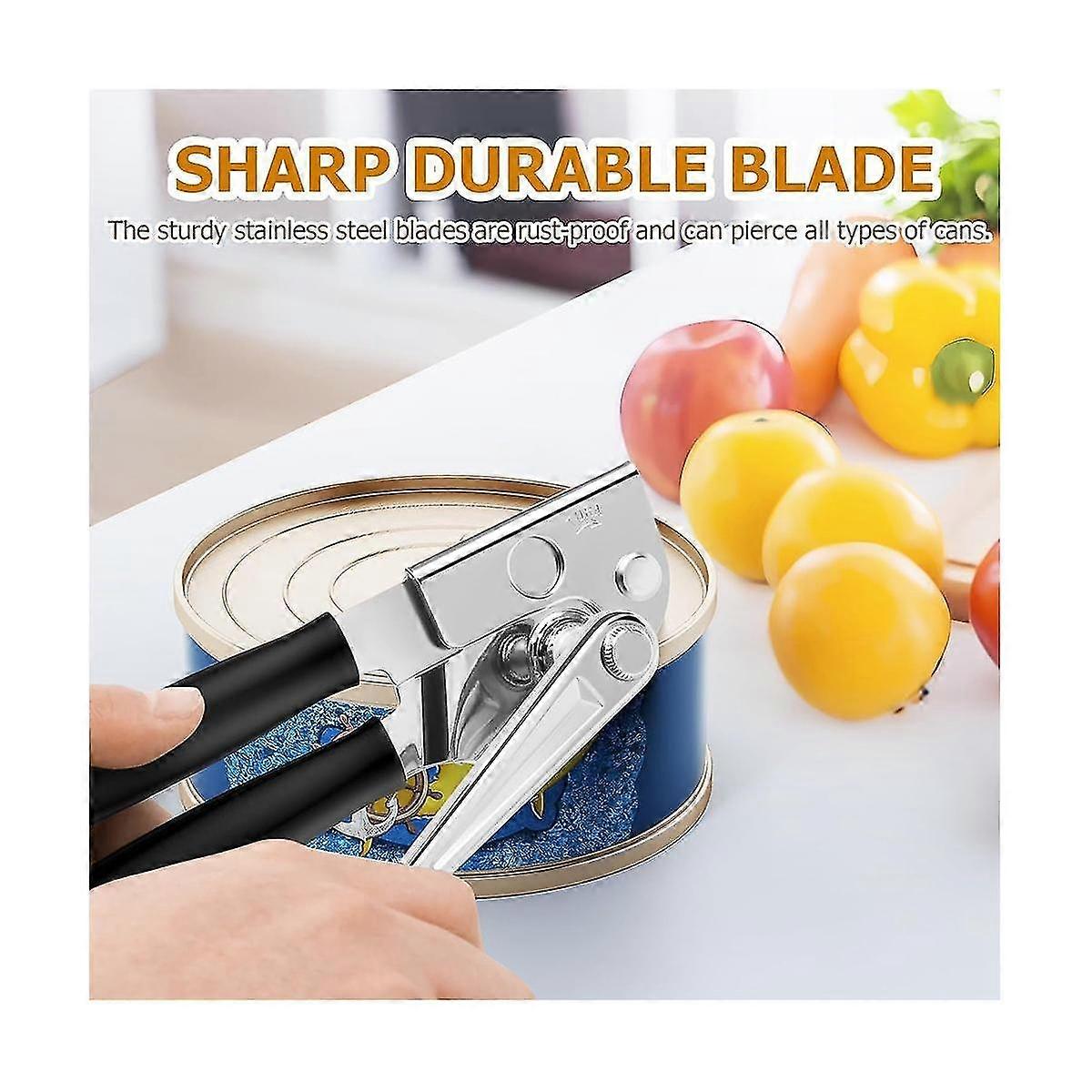 2pcs Commercial Can Opener Heavy Duty Hand Can Opener Manual Handheld ...