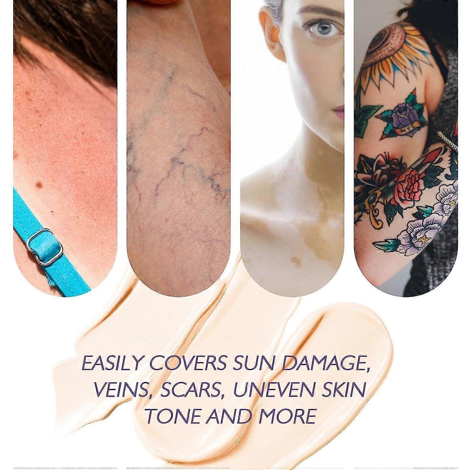 74ml Tattoo Cover Up Make-Up, Liquid Concealer for Body Scars, Body ...