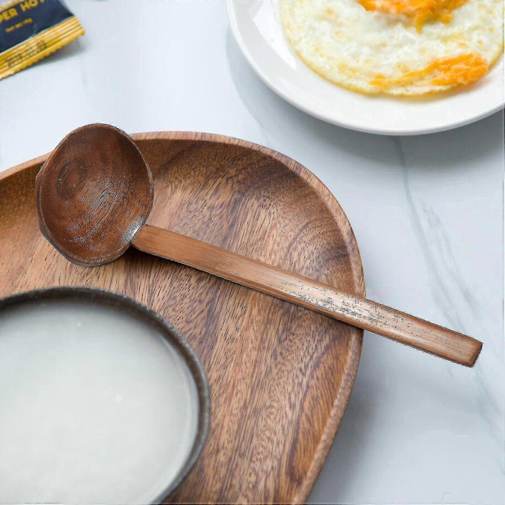 6pcs Japanese Long Handle Large Spoon Spoon Ajisen Ramen Spoon | Fruugo UK