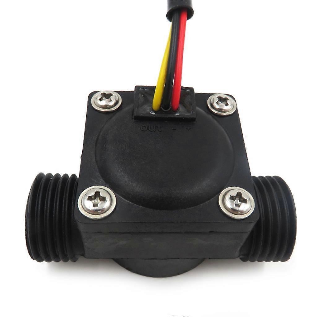 1/2" Water Flow Sensor Food-grade Switches Hall Effect Flowmeter Fluid ...