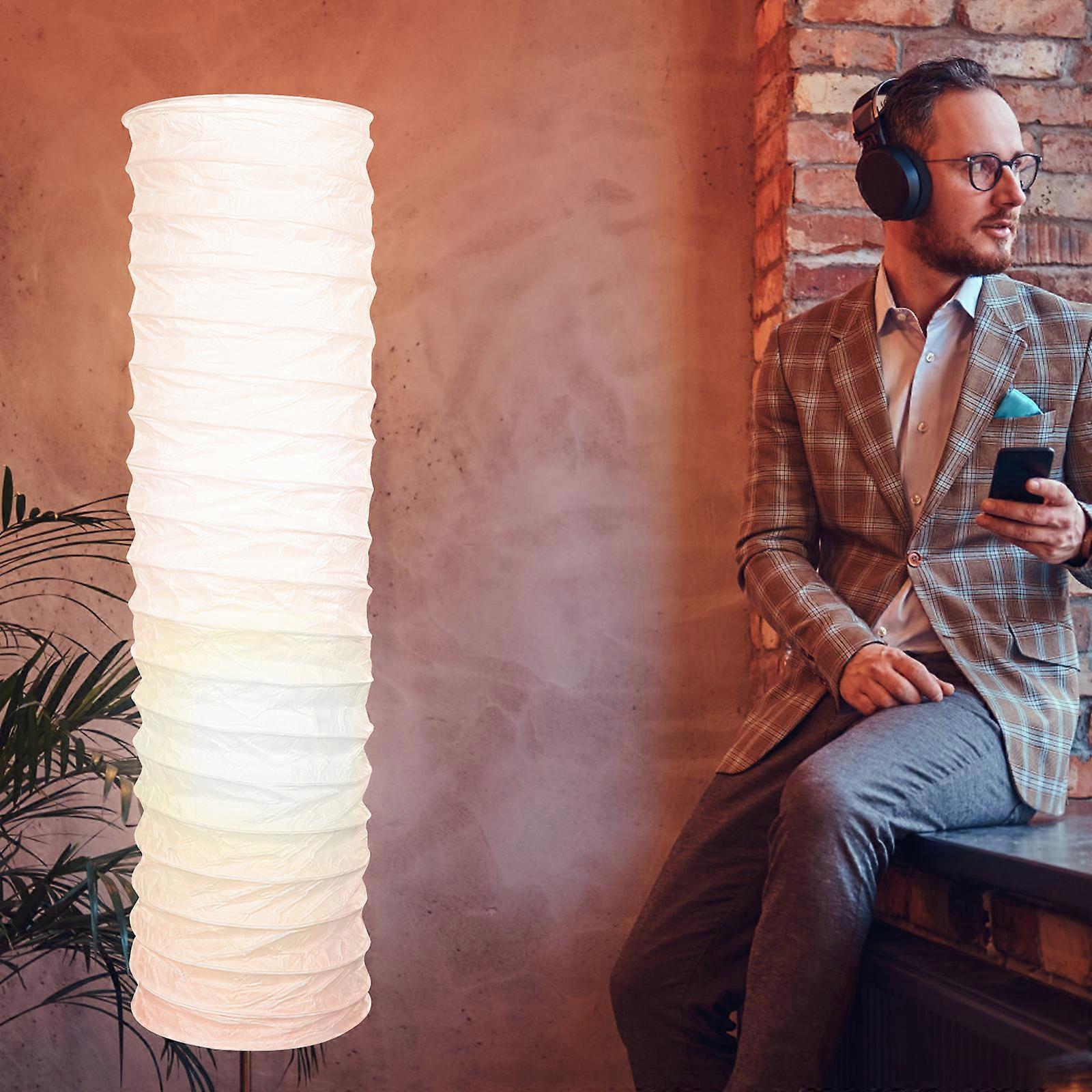 Chandelier Lamp Shades Paper Column Floor Lamp Paper Shade Floor Lamp ...