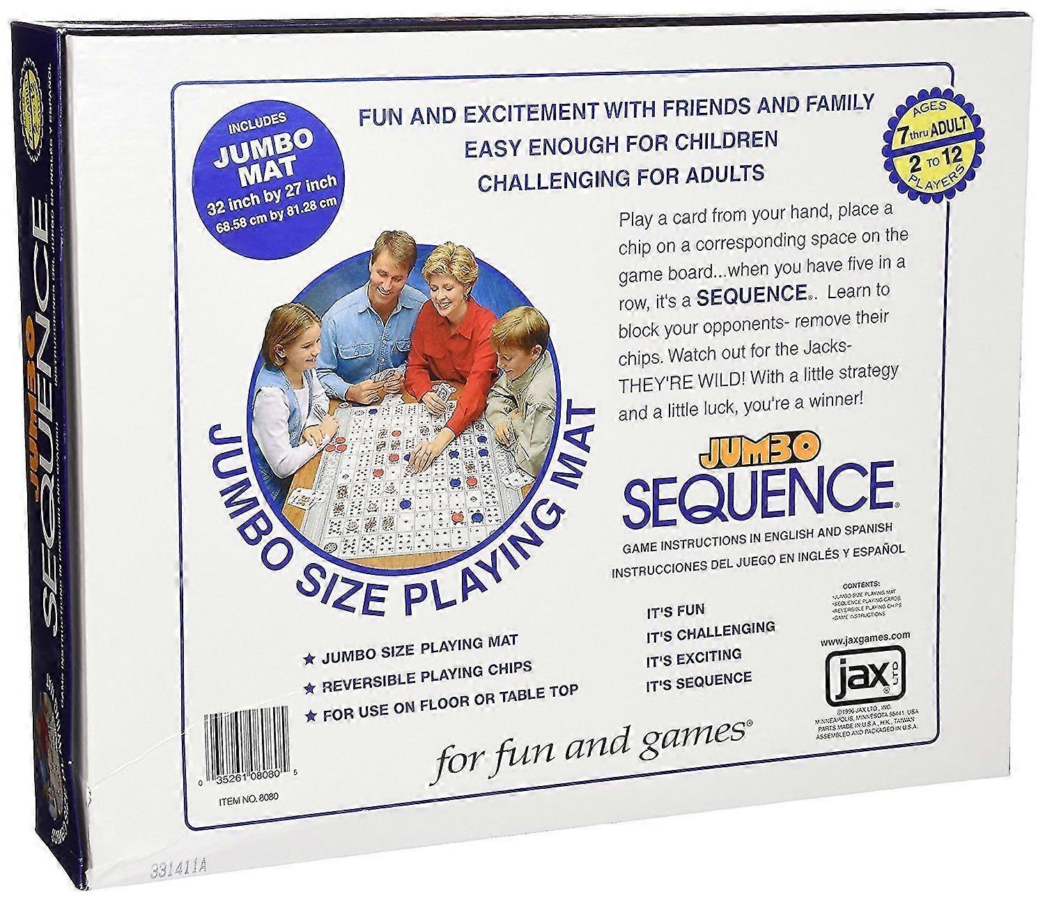 Jumbo Sequence Board Game Mat For Unlimited Fun And Joy | Fruugo UK