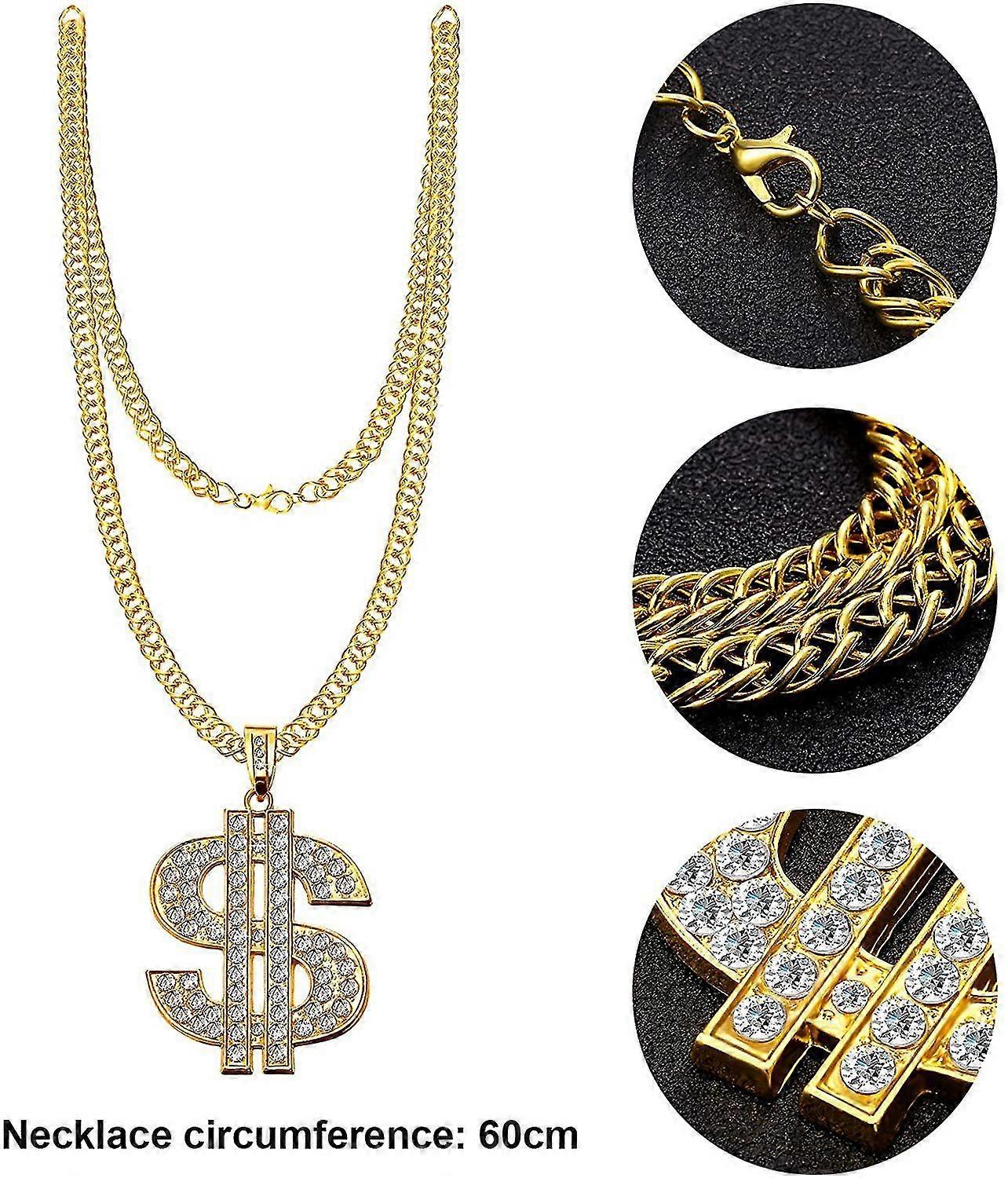 4 Pcs/set 80s 90s Hip Hop Costumes Outfit Accessories Rapper Clothes ...