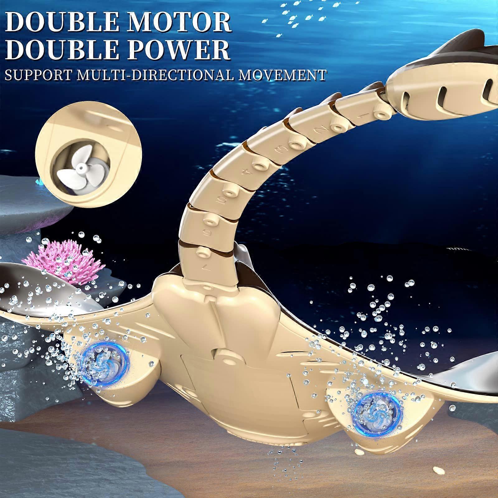 Double Electric Remote Control Stingray Pool Toy | Fruugo UK