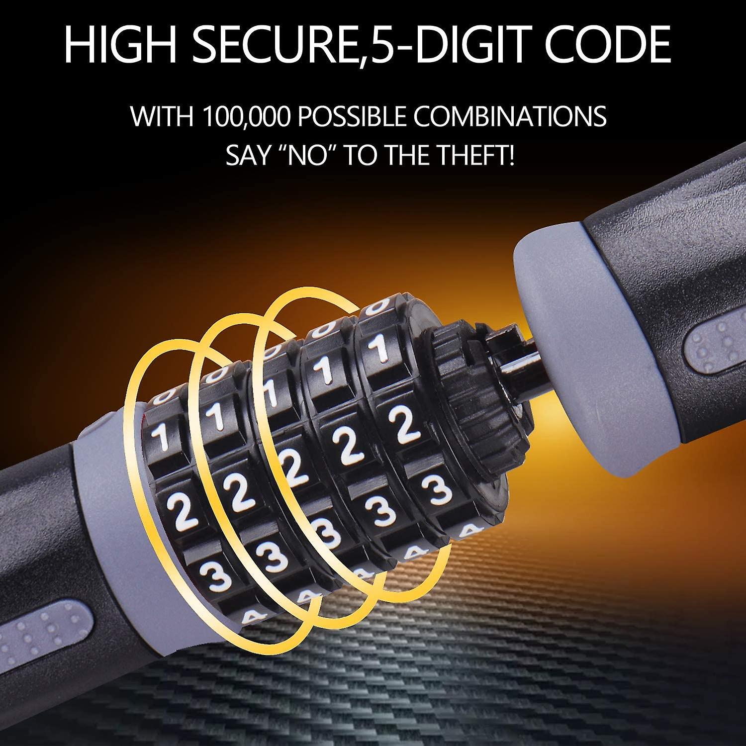 Bike Lock, Bike Lock, Scooter Lock, Bike Lock Code, Motorcycle Lock, 5 ...