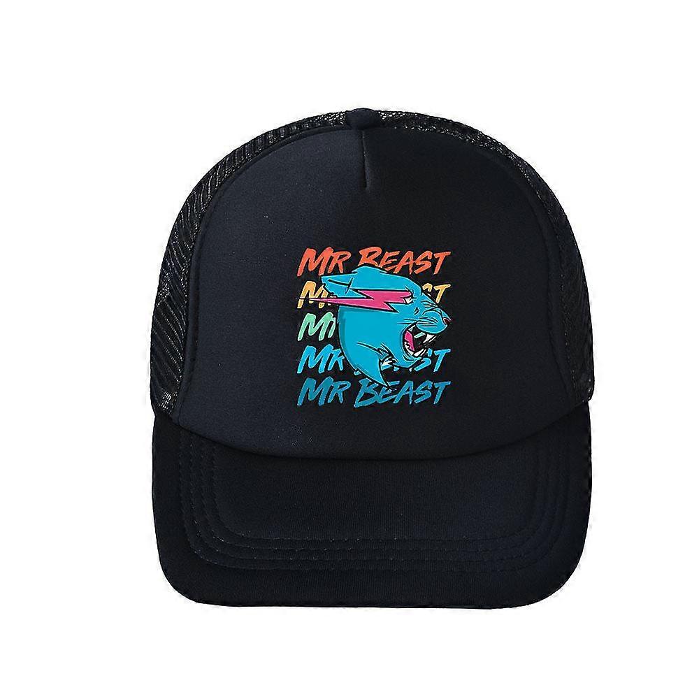 Mr Beast Lightning Cat Summer Mesh Baseball Cap Men Women Breathable ...