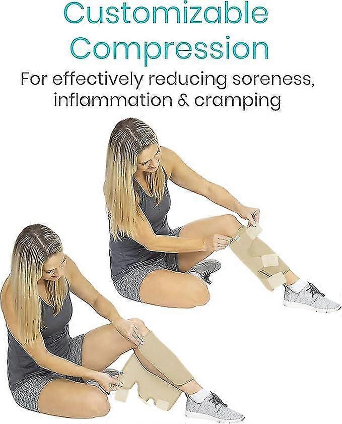 SQCLV Calf Support - Adjustable shin splint support - Calf compression ...